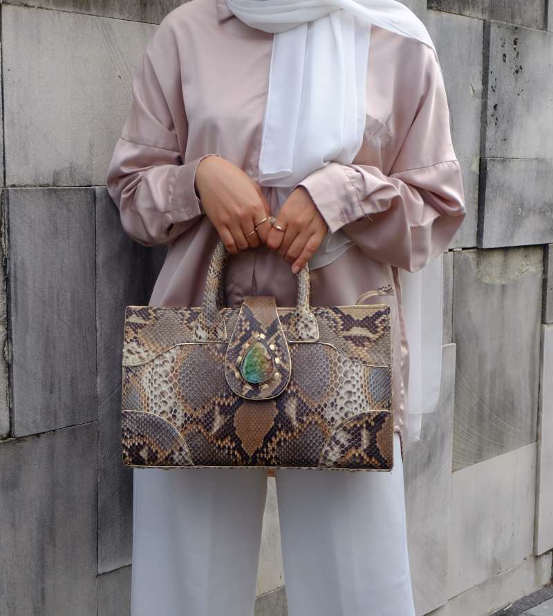 Jual Hand Bags Wanita/bierkin Stone - Multy Cream Di Seller Ernov Bali ...