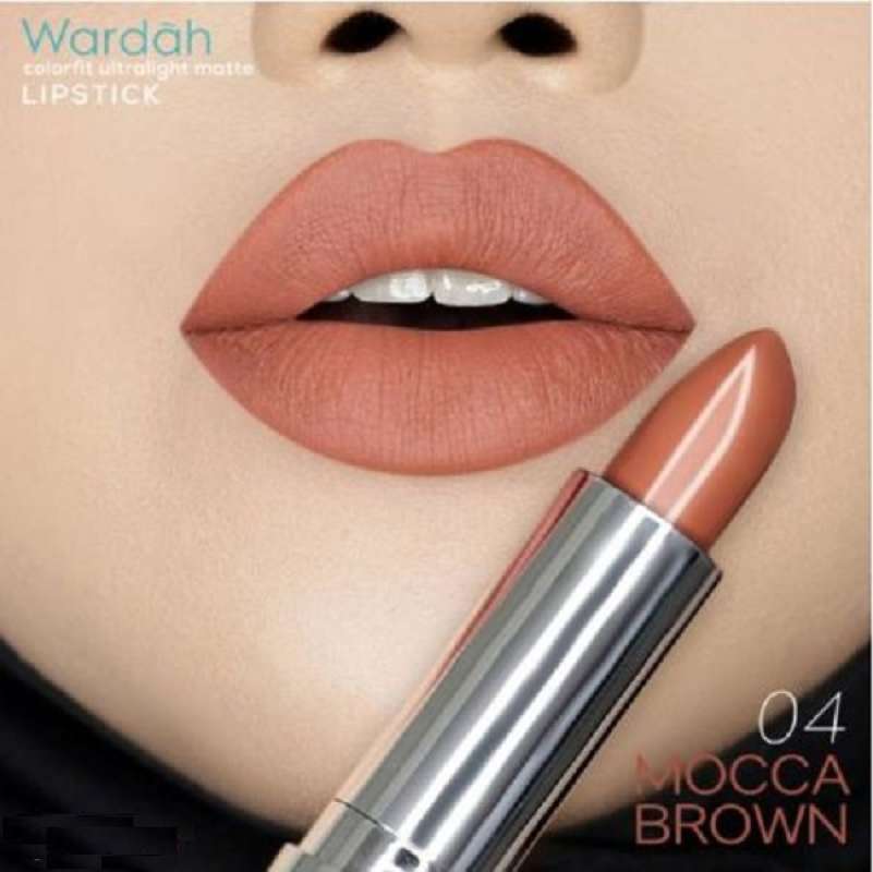 Promo Wardah Colorfit Ultralight Matte Lipstick No. 04 Mocca Brown 3.6 ...