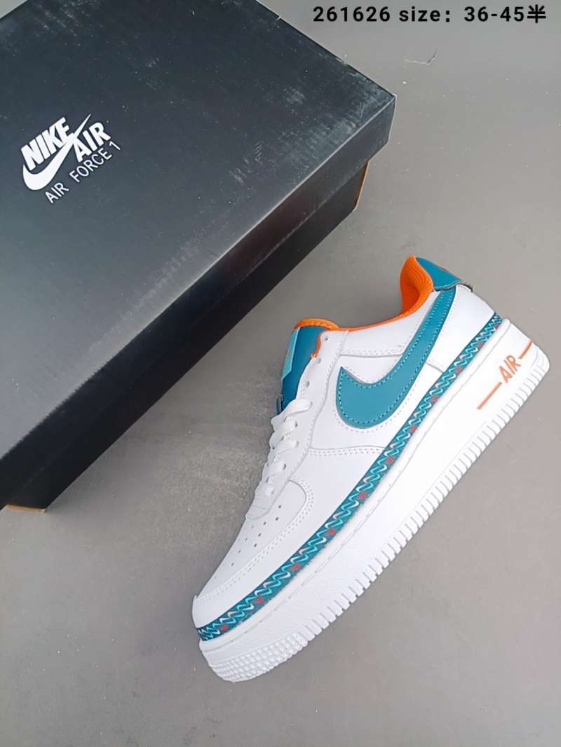Jual Original NIKE foot locker x NIKE AIR Force 1 low GS Swoosh chain ...
