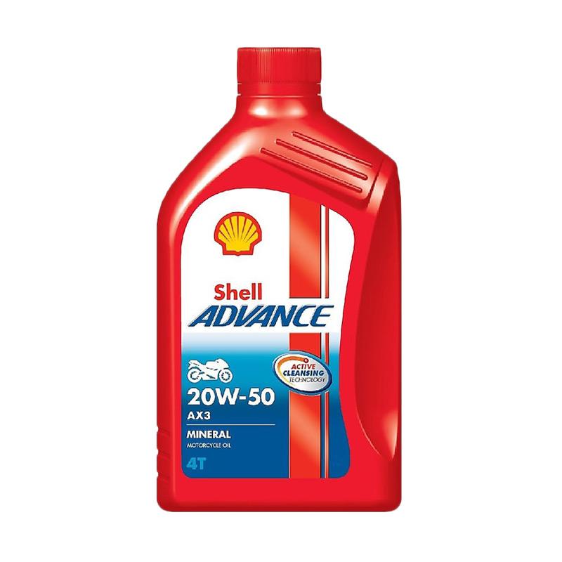 Jual Shell Advance AX3 20W-50 4T Oli Motor [0.8 L] di Seller Ryash Jaya ...