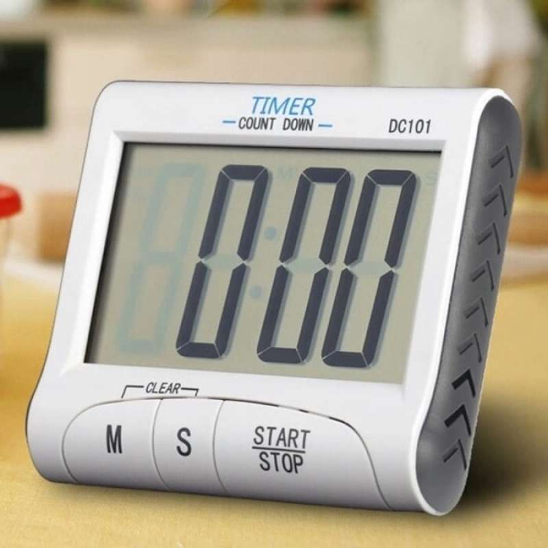Jual ORIGINAL Digital Kitchen Clock Count Up Down Timer - Digital Series DC 101 di Seller ...