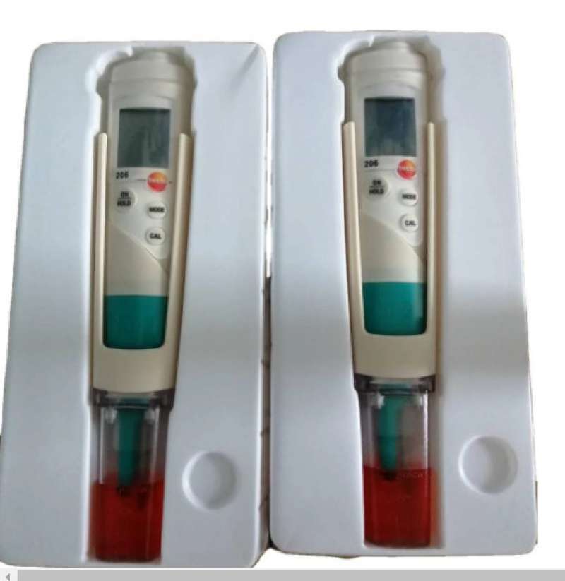 Jual Testo Testo 206ph1/ph2 Portable Ph Meter Liquid/semi-solid Food Ph ...