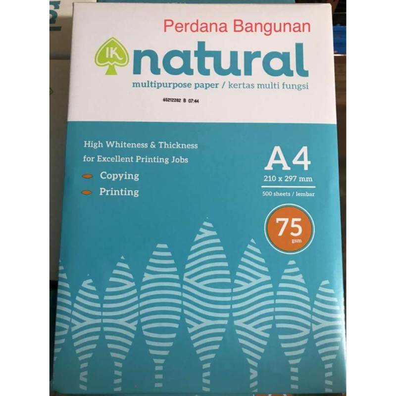 Jual Kertas Hvs Natural A4 75Gram di Seller perdana bangunan - Kesawan, Kota Medan | Blibli