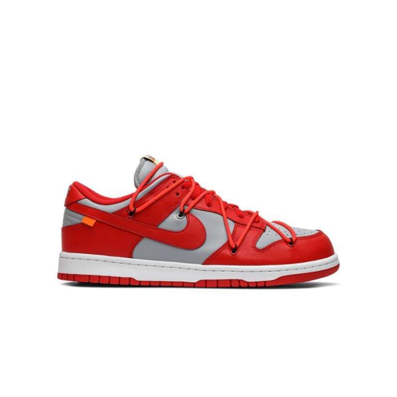 Jual NIKE Dunk Low Off-White 'University Red' - 43 University Red di ...