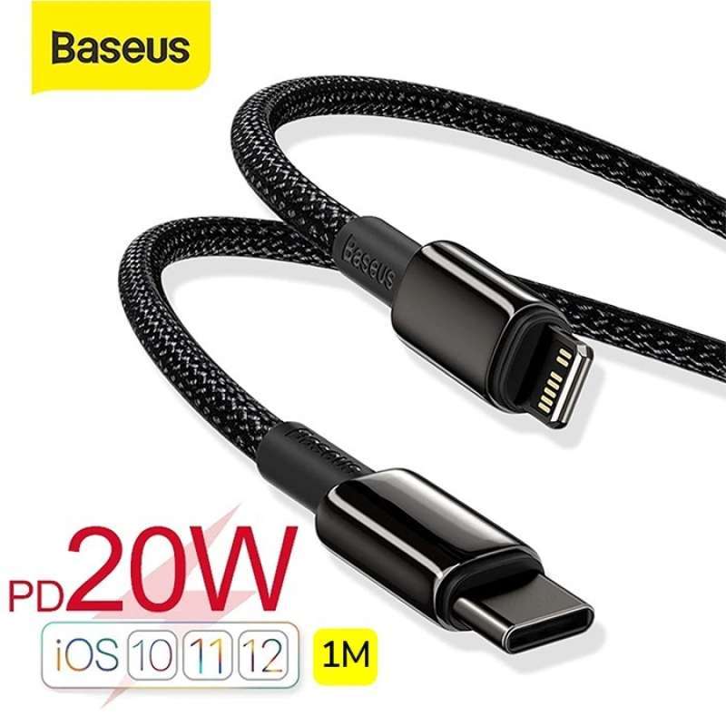 Promo Kabel Data iPhone 12 Baseus Fast Charging Cable Pd 20w - 2m ...