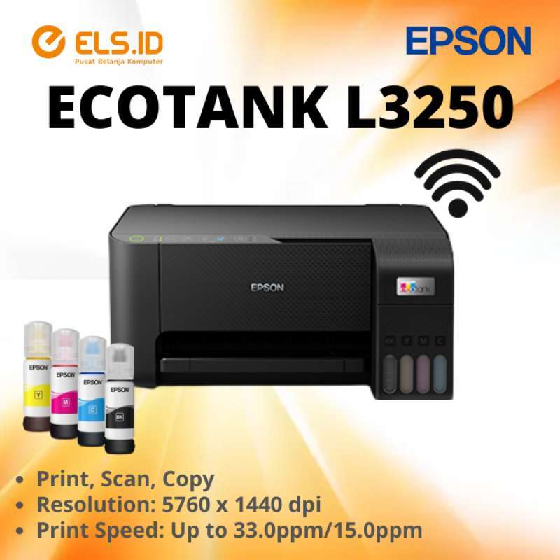 Promo Printer Wireless Epson L3250 Print Scan Copy Ink Tank System ...