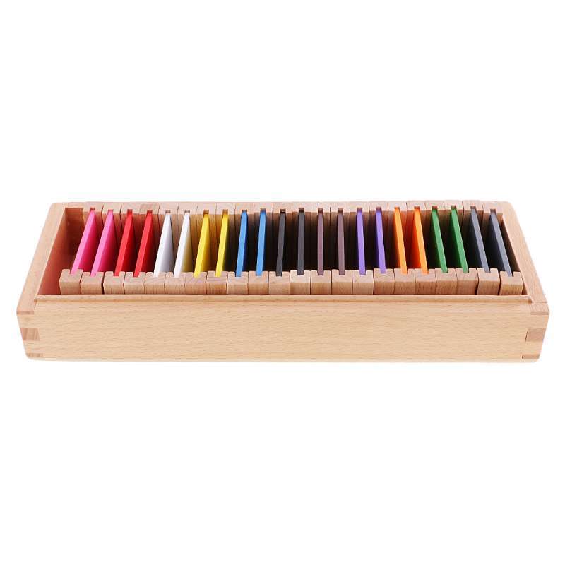 Jual Children Color Learning Color Box Childhood Wooden Toy for Kids ...