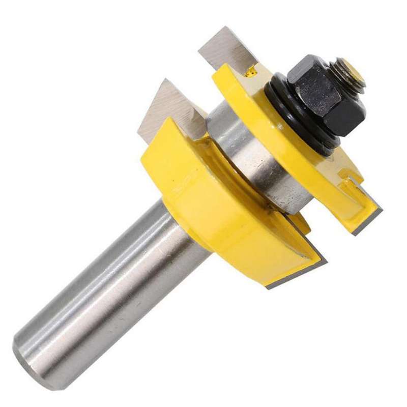 Jual Tongue And Groove Set, Router Bit Set, Wood Door Flooring 3 Teeth ...