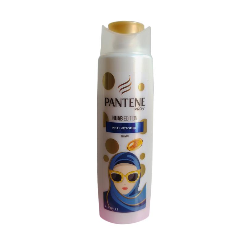 Jual Pantene HIJAB anti KETOMBE Shampo [130/135 mL] BIRU - WHITE di ...