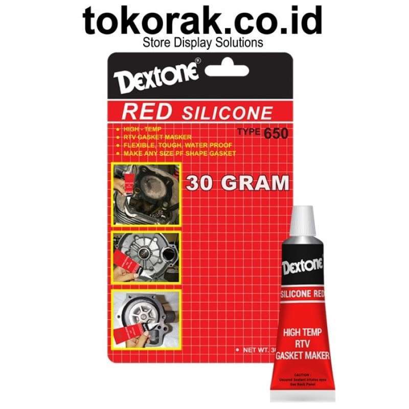 Jual Jual LEM DEXTONE - RED SILICONE SEALENT 30 GRAM - LEM GASKET RTV ... Jual Jual LEM DEXTONE - RED SILICONE SEALENT 30 GRAM - LEM GASKET RTV ...