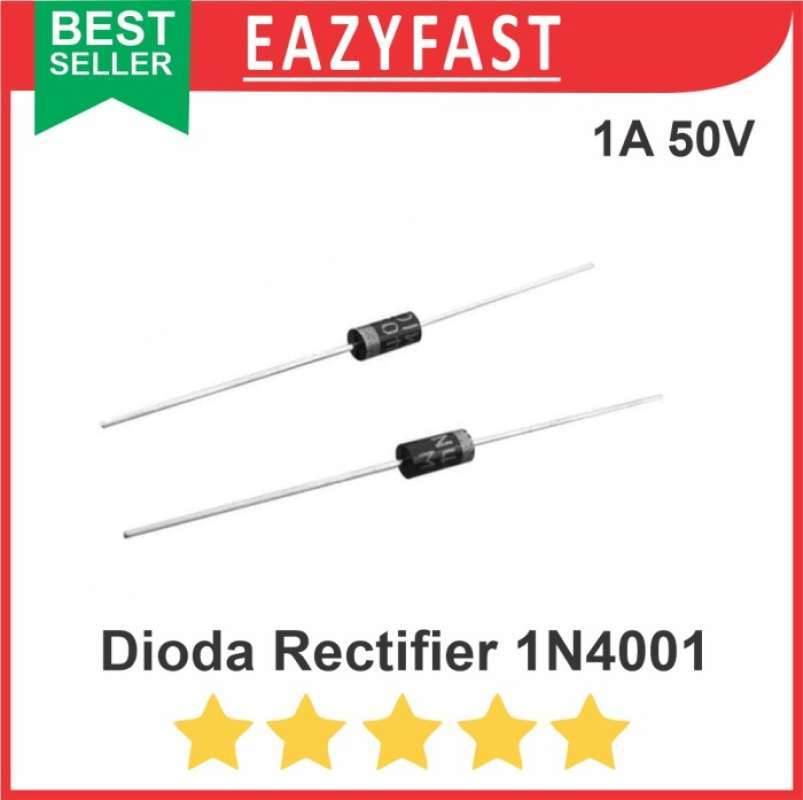 Jual Dioda Diode D In4001 1n4001 1n4007 Rectifier Penyearah - 1n4001 Di ...