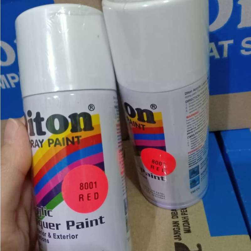 Jual DITON Spray Paint Acrylic Lacquer Paint Pilox Cat Semprot - 8001 ...