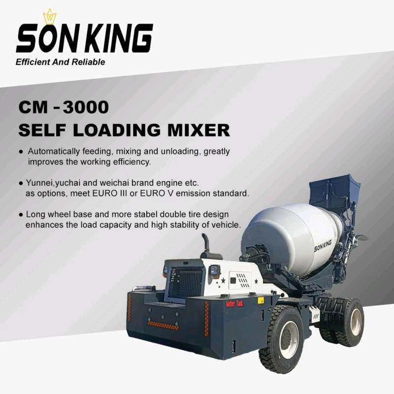 Jual Self Loading Concrete Mixer, Carmix, Mibil Cor Merk Sonking Cm-300 ...