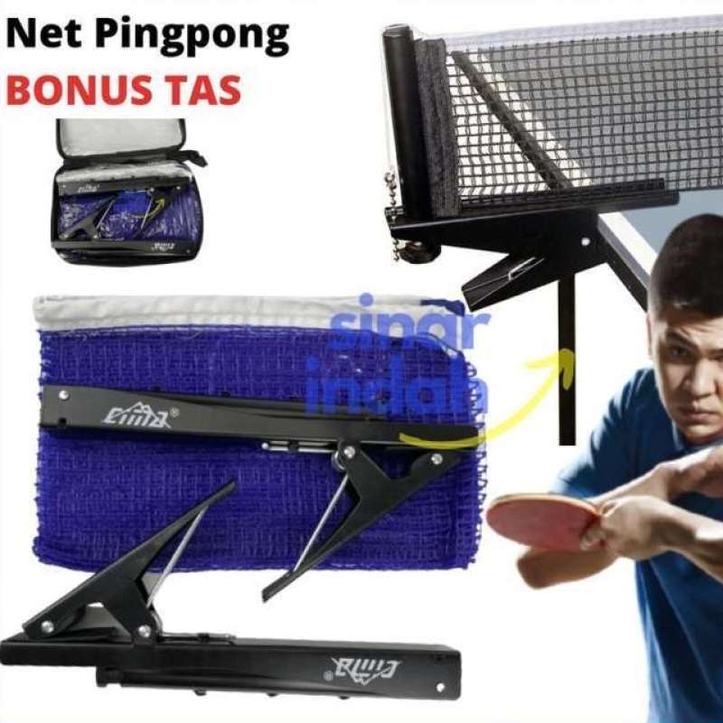 Jual Universal Net Jaring Tenis Meja Pingpong Tiang Net Tarik Portable di Seller CV. Sinar Indah ...