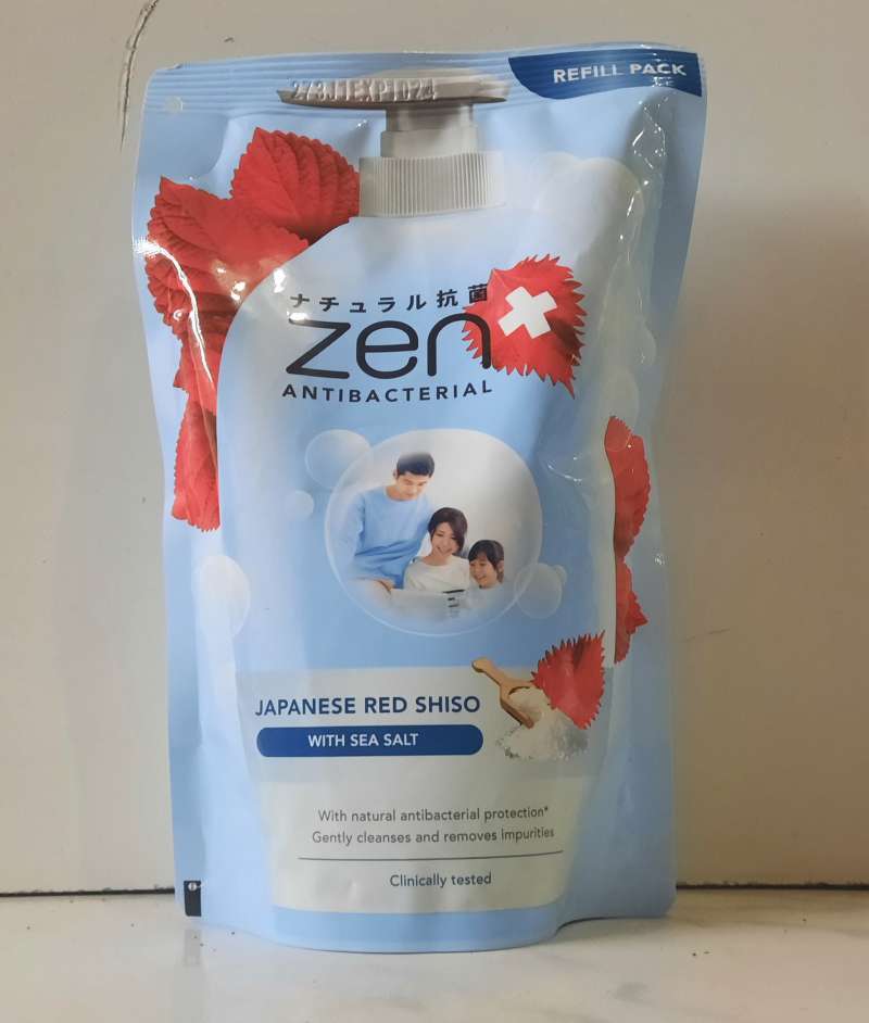 Promo Zen Body Wash Antibacterial Japanese Red Shiso With Sea Salt ...