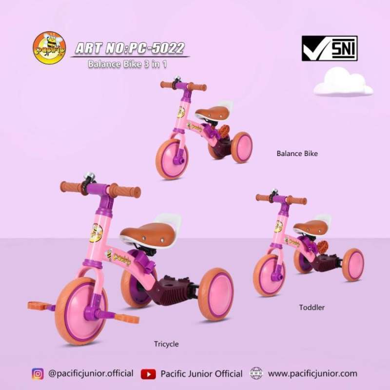 Jual Sepeda Roda Tiga Tricycle Pacific Pc 5022 Di Seller Rj Bike ...