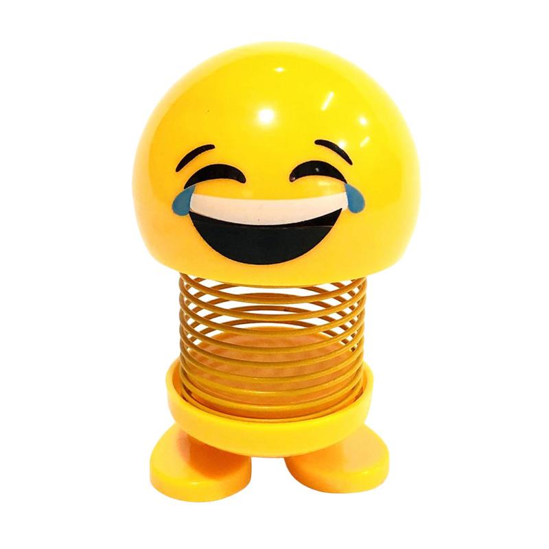 Promo MOMO Bobblehead Shaking Head Toy Dashboard Mobil Emoji Doll ...