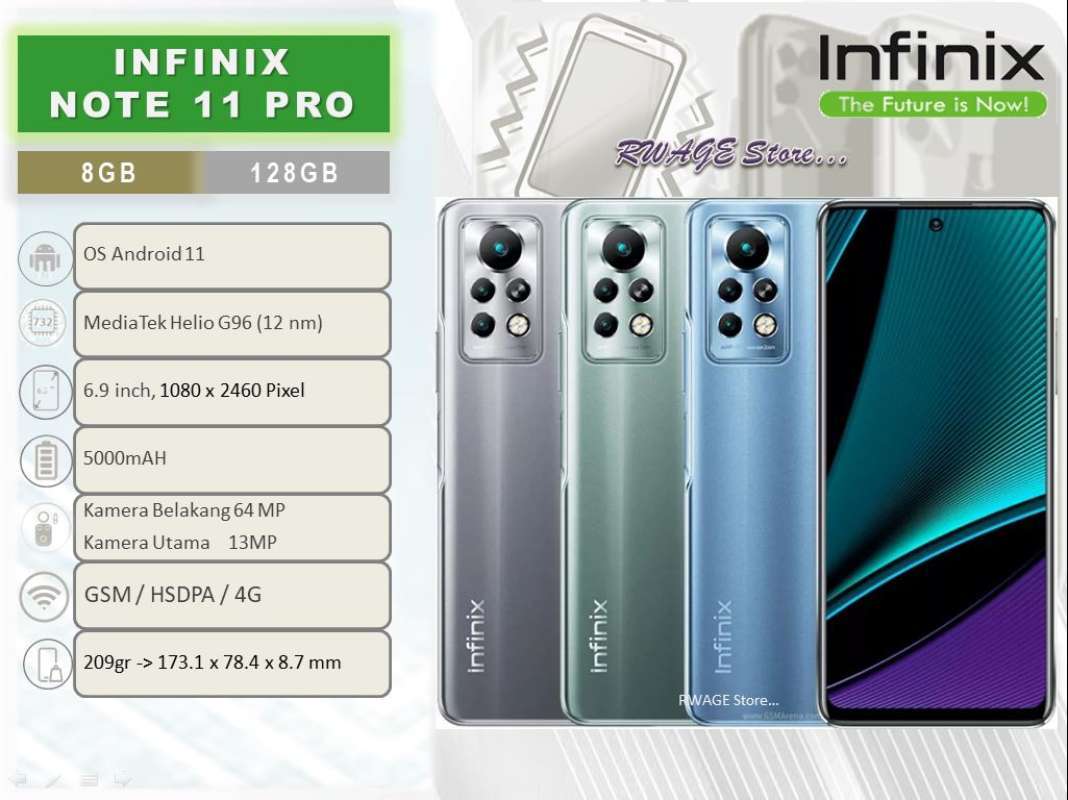 Promo INFINIX NOTE 11 PRO 8/128 NEW RESMI - Random di Seller TLG Shop ...