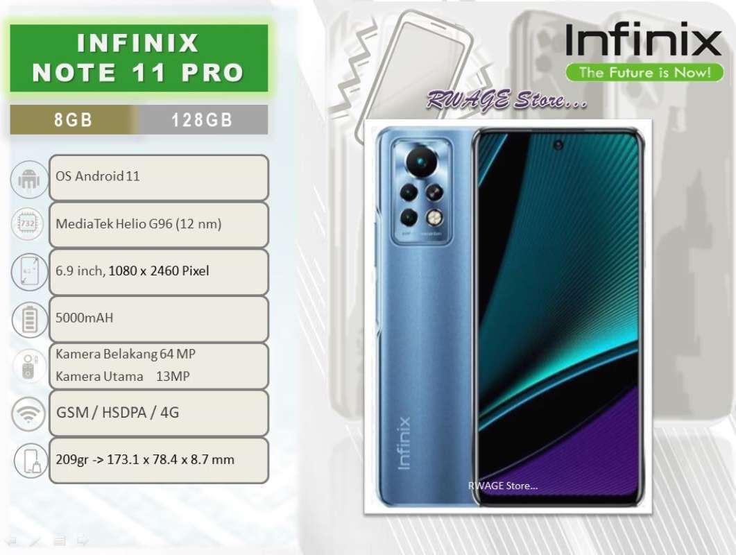 Jual Infinix Note 11 Pro 8/128 New Resmi - Random Di Seller Tlg Shop ...