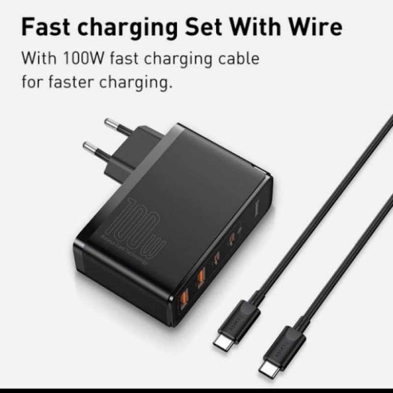 Jual Limited Baseus Gan2 Pro Quick Charger 2C+U 120W Original 100% ...