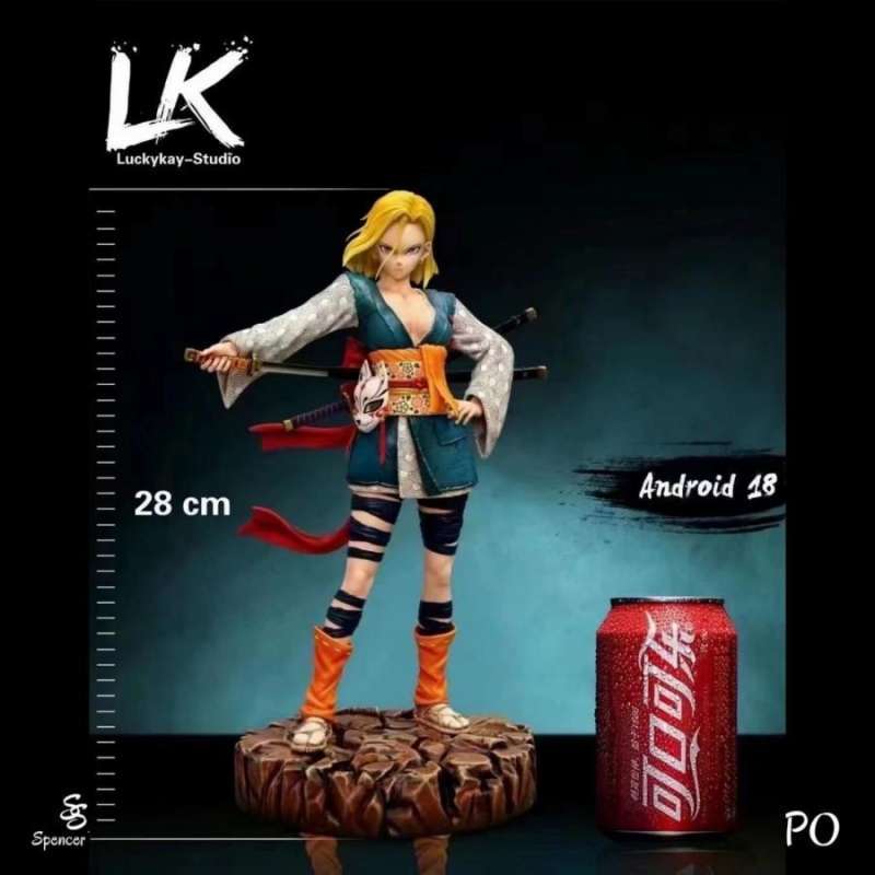 Jual DP RESIN STATUE ANDROID 18 SAMURAI BY LK (PRE-ORDER) SPENCERTOYS ...