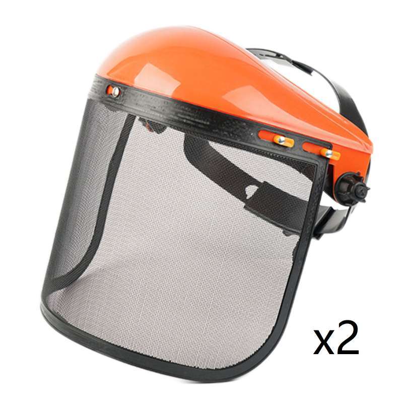 Jual 2x Chainsaw Safety Helmet For Forestry Logging Brushcutter ...