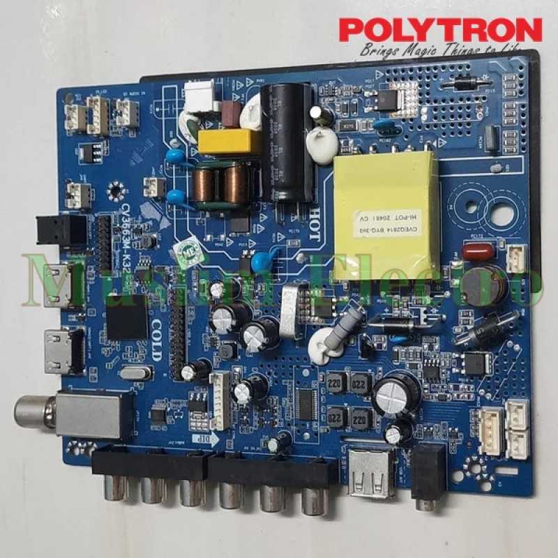 Jual Mainboard LED TV Polytron PLD 24TV1855 di Seller Muslim Electro ...