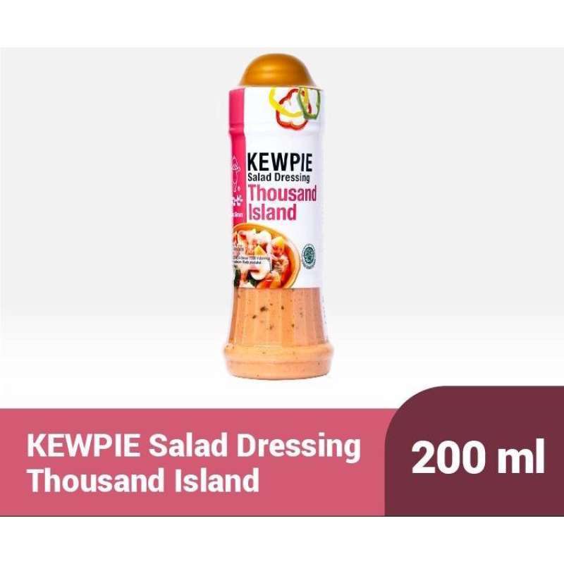 Jual KEWPIE Salad Dressing 200ml / Wijen Sangrai / Tomat Pedas / Thousand Island / Kecap ala ...