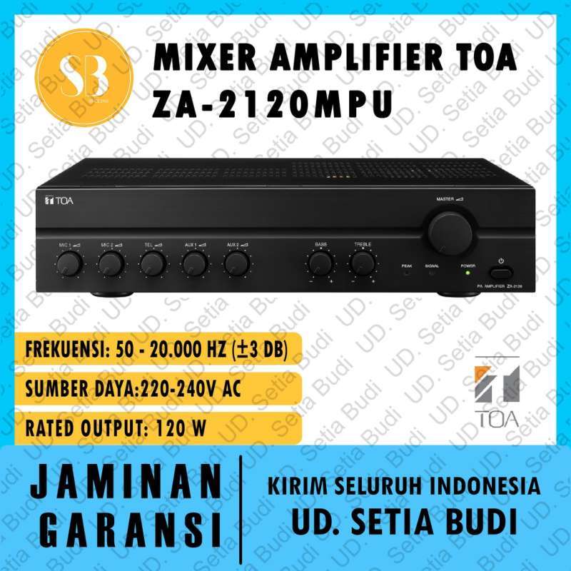 Jual Mixer Amplifier Toa Za-2120mpu / Za2120mpu / Za 2120mpu Original ...