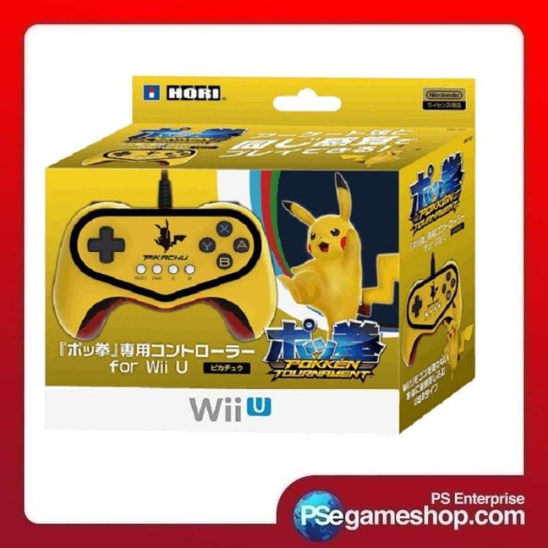 Jual Stick Controller Wii U POKKEN TOURNAMENT CONTROLLER PIKACHU ...