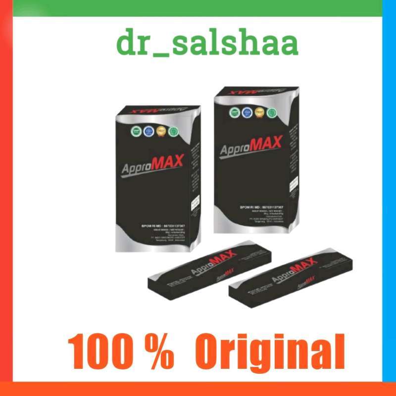 Jual Appromax Original Minuman Serbuk Sachet Penambah Stamina Kuat ...