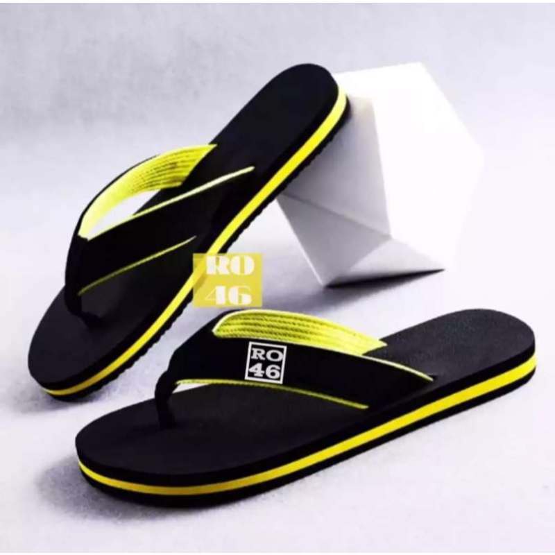 Promo Sandal Pria & Wanita Distro Terbaru - 40 Plat Kuning Diskon 60% ...