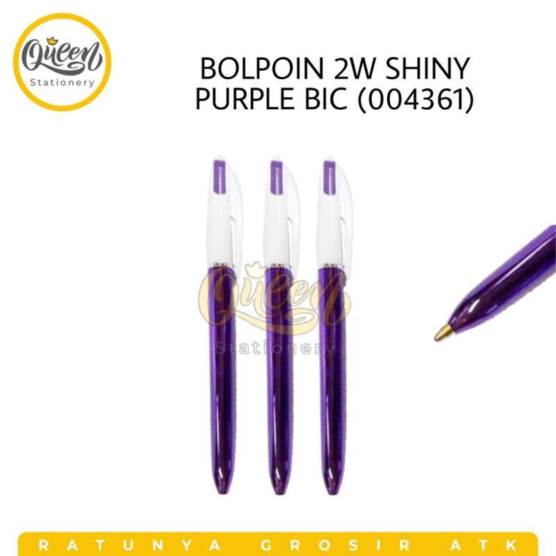 Jual 1 BALLPOINT 2W SHINY BIC / BOLPEN / PULPEN 2 WARNA / PULPEN BIC ...