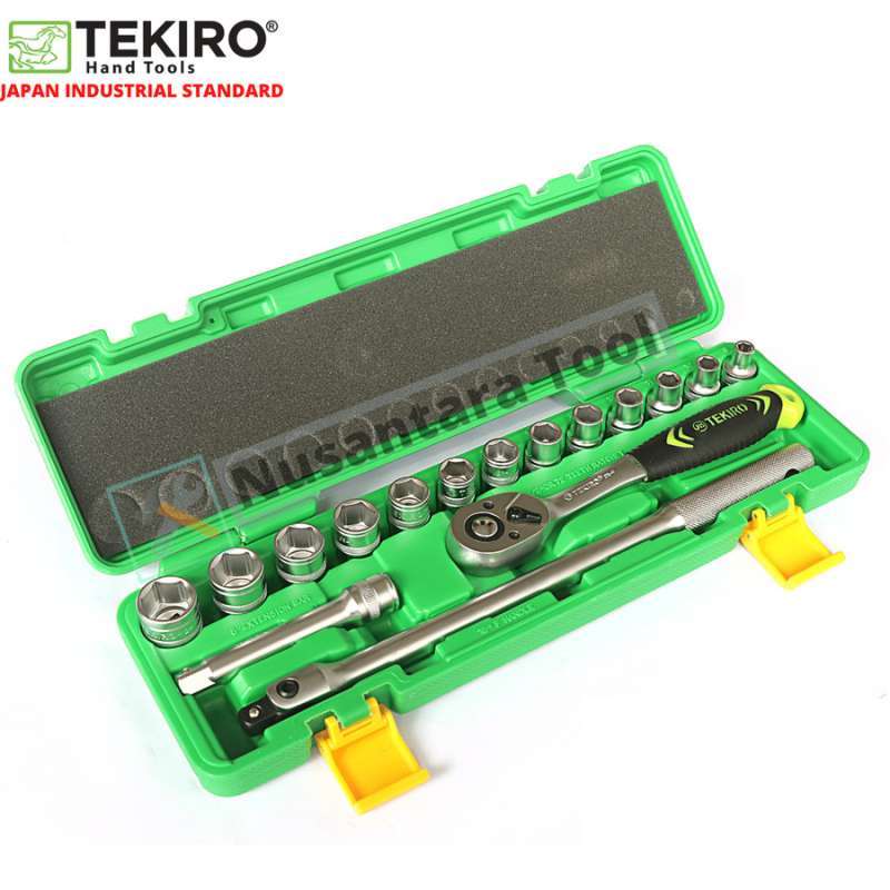 Promo tekiro kunci shock set 17 pcs 1/2 INCH Diskon 25% di Seller ...