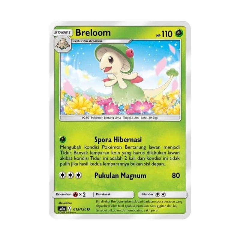 Jual Pokemon Indonesia Trading Card Breloom As1a 013-150 U Di Seller ...