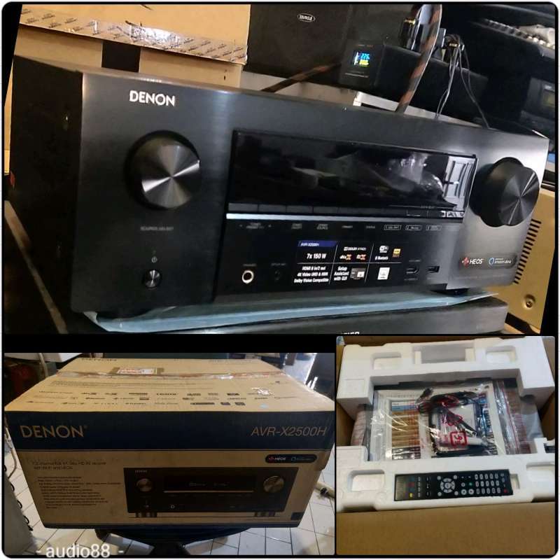 Jual Denon AVR-X2500H exdisplay AV Receiver Home Theater 4K Dolby Atmos di Seller Audio88 - Kota ...