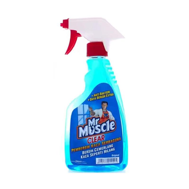 Jual MR. MUSCLE Regular Glass Cleaner Clear [Pump/ 500 mL] di Seller ...