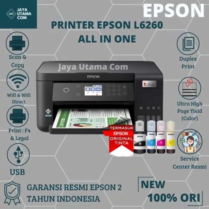 Promo Printer Epson L6260 Print Scan Copy Wifi Duplex Ecotank Inktank ...