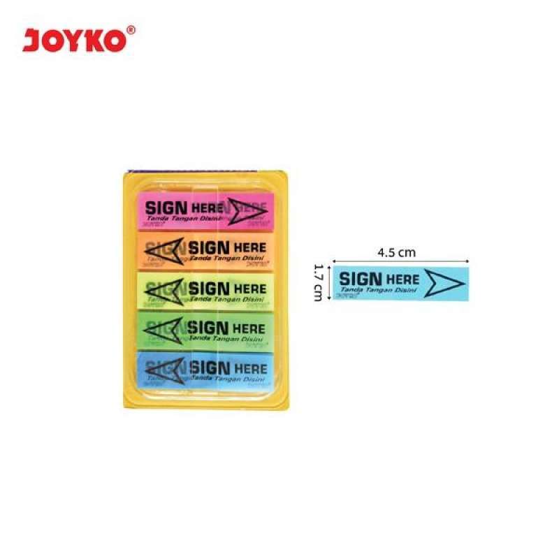 Jual POST IT SIGN HERE / Pembatas JOYKO IM-37 / PLASTIK di Seller ...