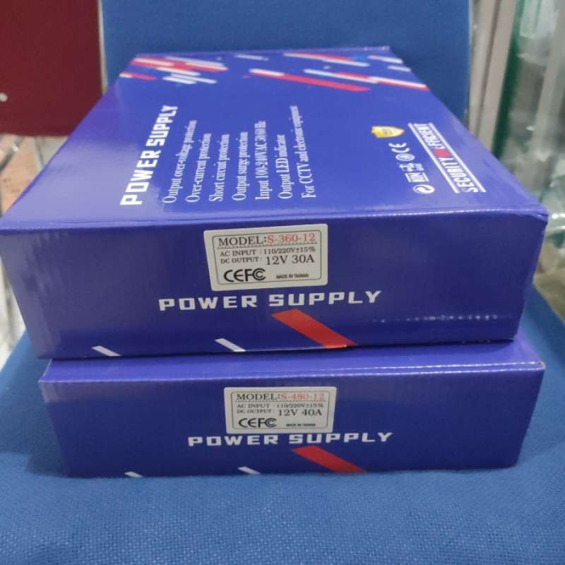 Jual POWER SUPLAY BOX 30A 12V DAN 40A 12V ada 2 varian bosku di Seller ...