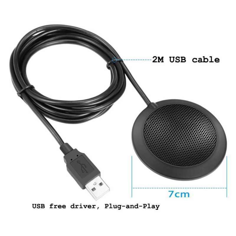 Jual Tyless 360 Degree Microphone Table Conference Zoom Meeting - iTalk ...