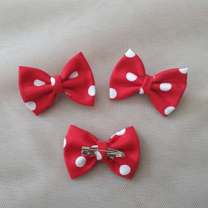 Jual Bros Pita Mini 3x4 Cm Bross Dada Pita Mini / Souvenir / Bros Bow ...