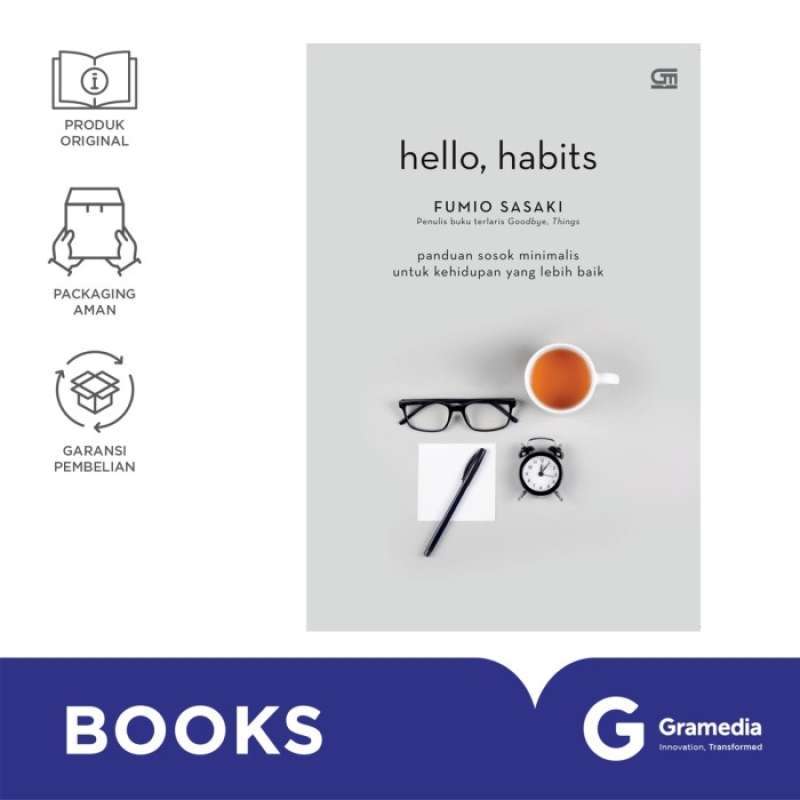 Promo Original Hello Habits: Panduan Sosok Minimalis untuk Kehidupan ...