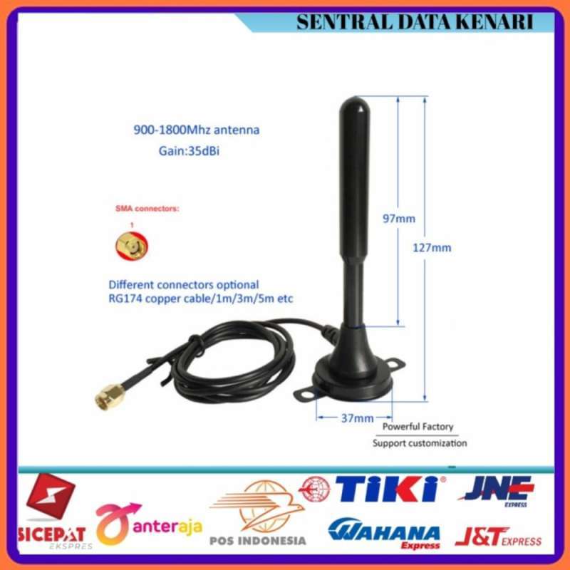 Promo Antena Modem 4g Lte 3g Gsm 35dbi Konektor Sma Male Termurah ...