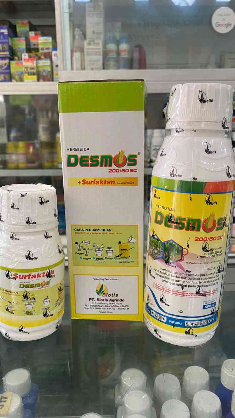 Jual Herbisida Desmos 200/60sc Isi 500ml Dari Biotis Di Seller Ud ...