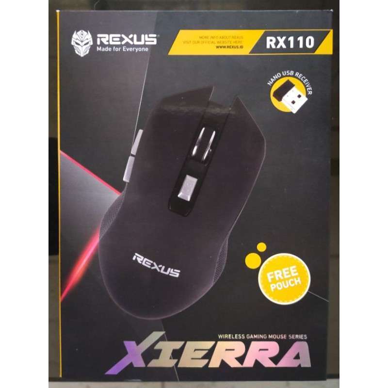 Jual Rexus Xierra RX 110 Wireless Gaming Mouse di Seller Arwana ...