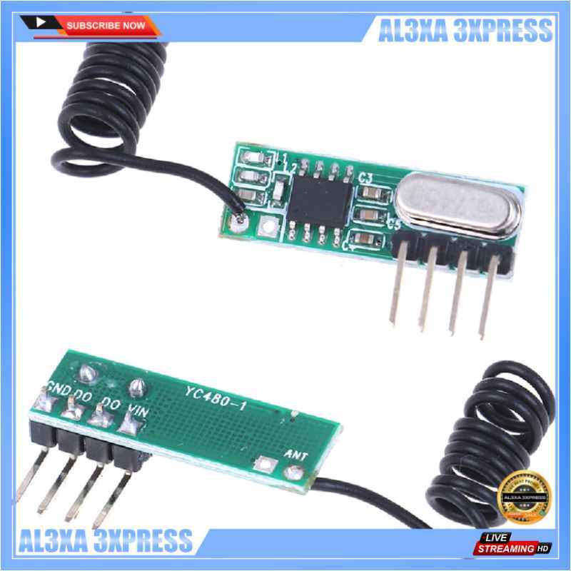 Promo Modul Receiver Wireless Channel 433mhz Low Power Jarak Jauh ...