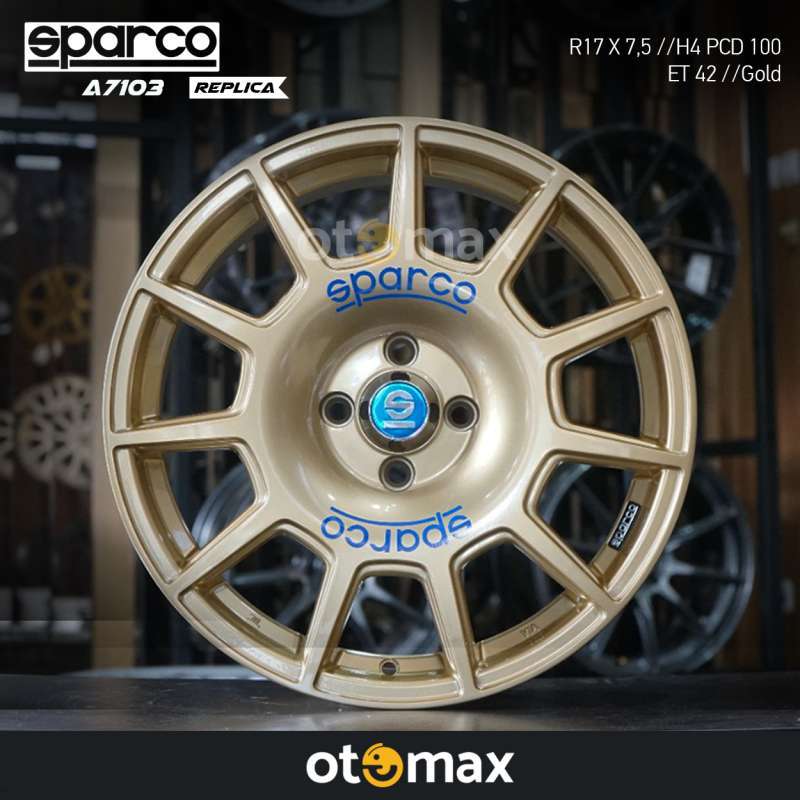 Jual Velg Mobil Sparco (A7103) Ring 17 H4 Gold di Seller OTOMAX ...