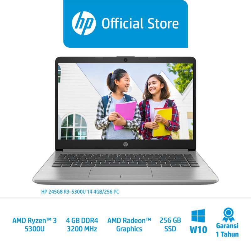 Jual Hp 245 G8 Notebook Laptop/ryzen 3/4gb/amdradeongraphics/256gbssd ...