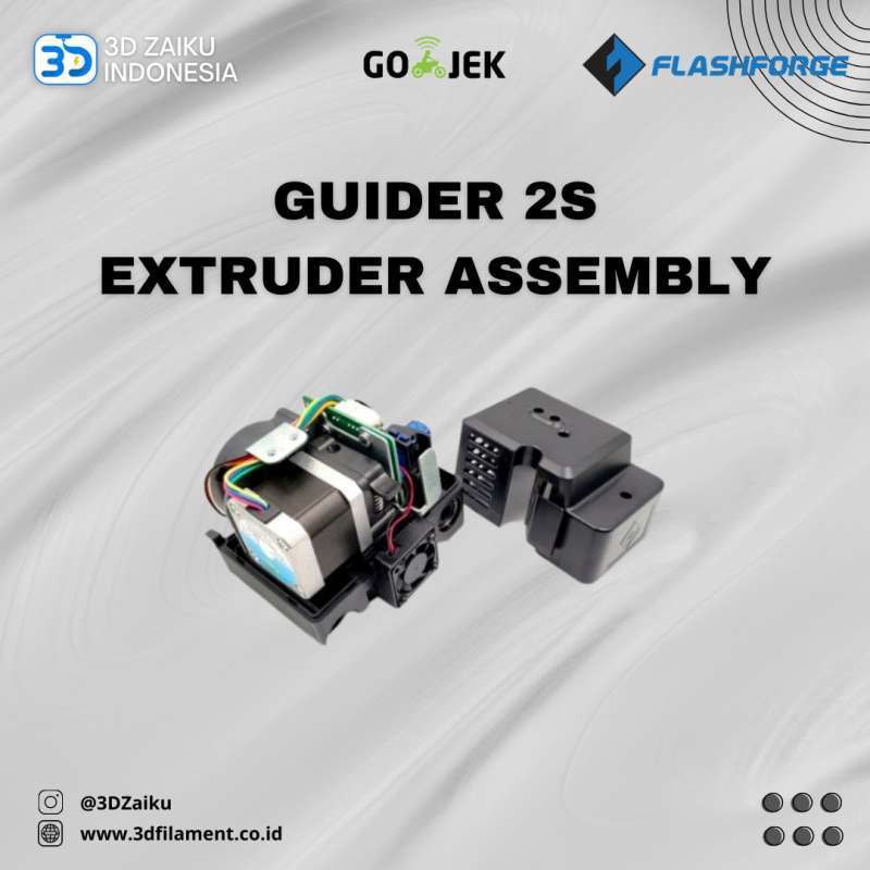 Jual Original Flashforge Guider 2s High Temperature Extruder Assembly ...